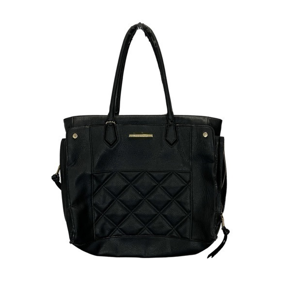 Steve Madden | Bags | Steve Madden Womens Black Vegan Faux Leather ...